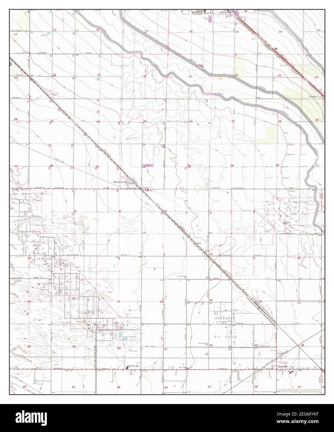 Map of rosedale hi-res stock photography and images - Alamy