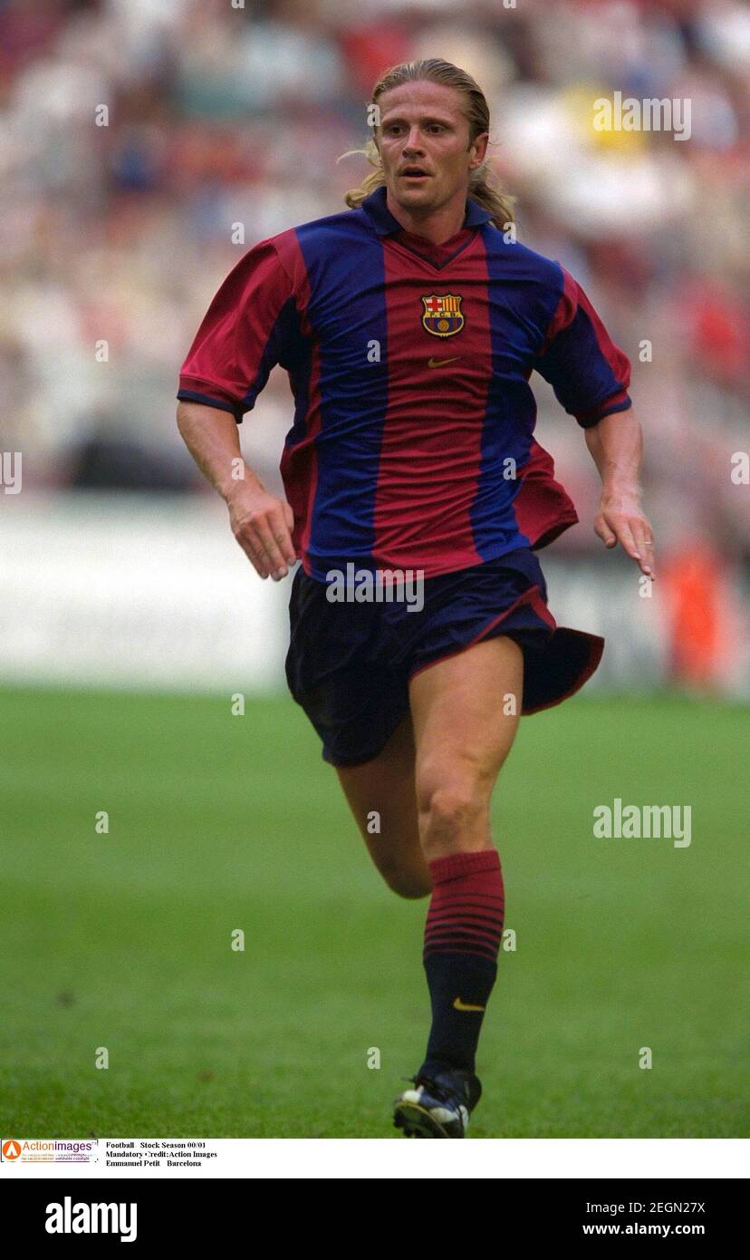 Football action emmanuel petit hi-res stock photography and images - Alamy
