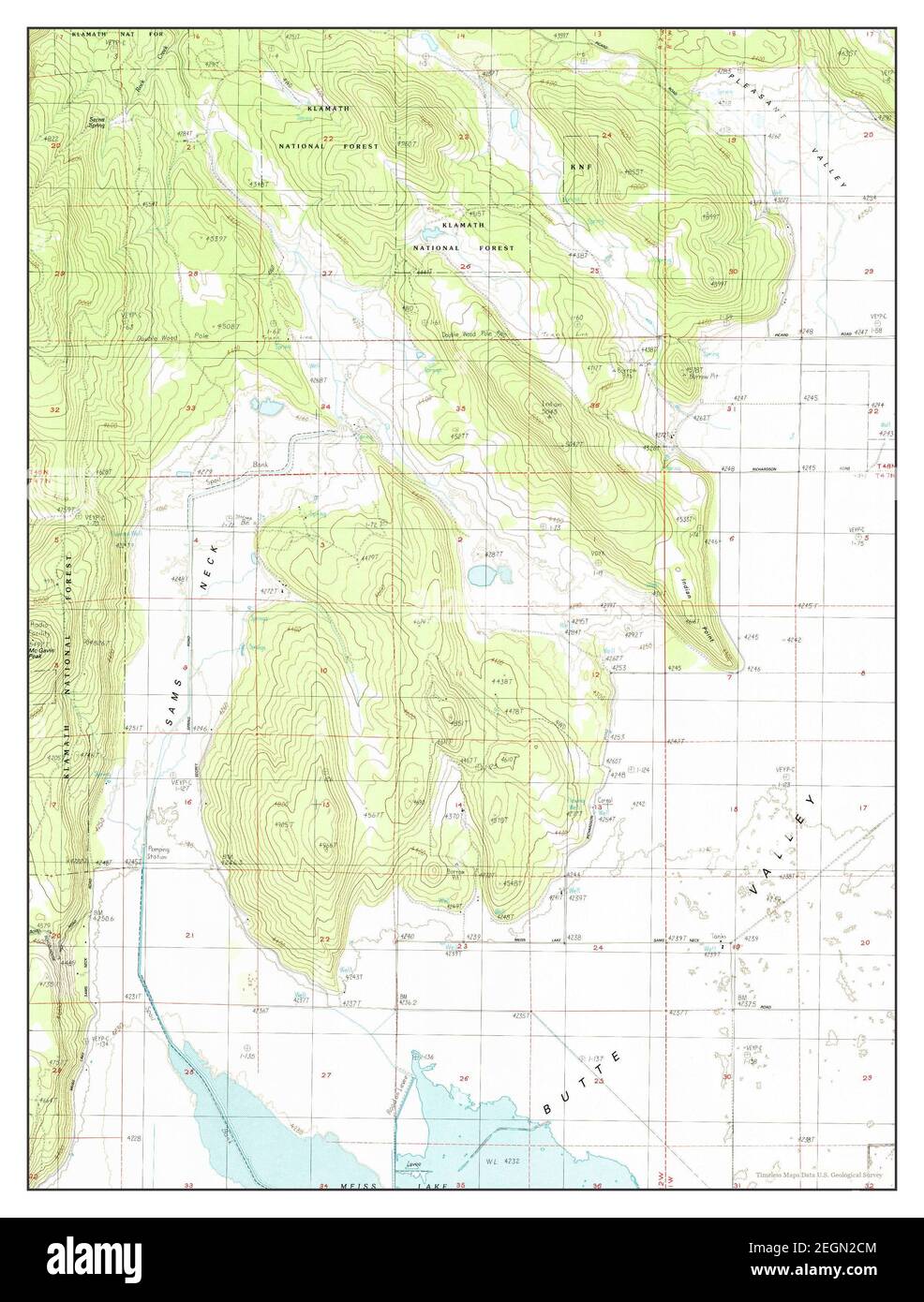 Sams Neck, California, map 1985, 1:24000, United States of America by ...