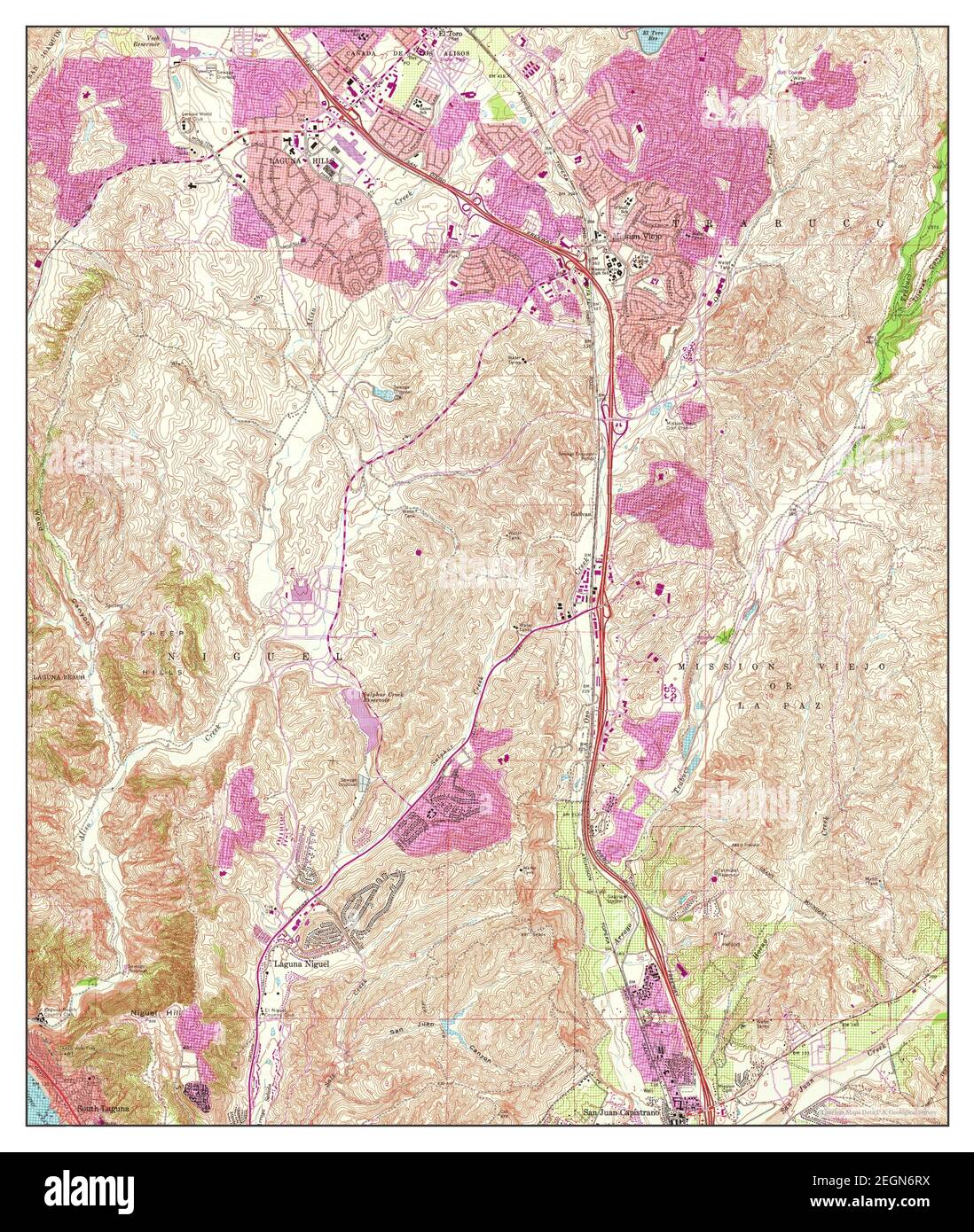 San Juan Capistrano, California, map 1968, 1:24000, United States of ...