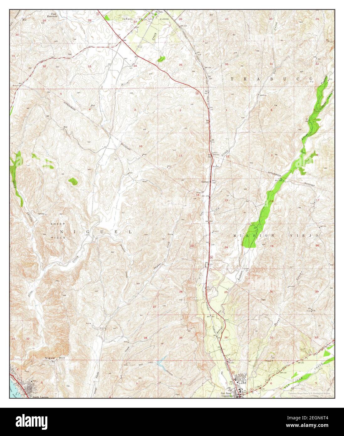 San Juan Capistrano, California, map 1948, 1:24000, United States of ...