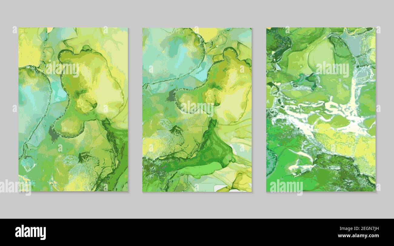 Marble ink texture paint Stock Vector Images - Alamy