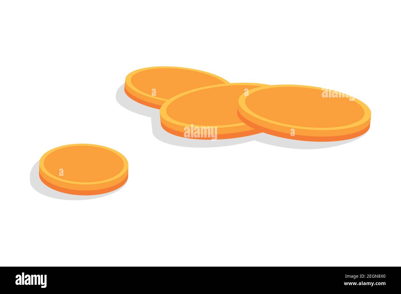 Investment, modern flat icon, coins Vector illustration Stock Vector ...
