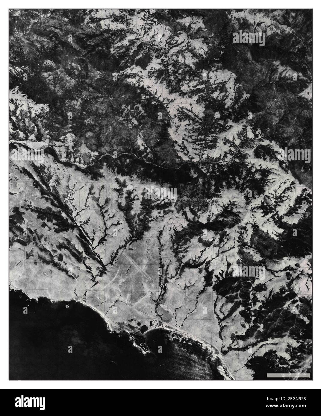 San Simeon, California, map 1976, 1:24000, United States of America by ...