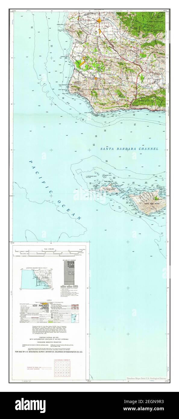 Santa Maria, California, map 1962, 1:250000, United States of America ...