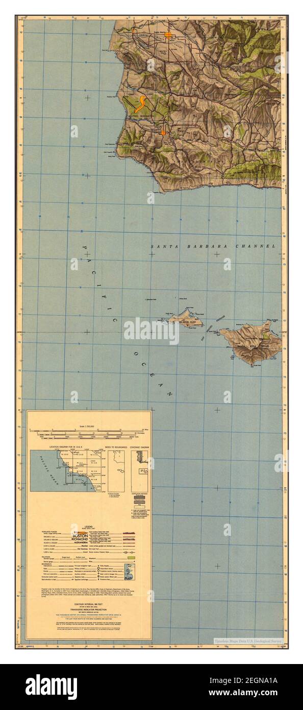 Map Of Santa Maria Area