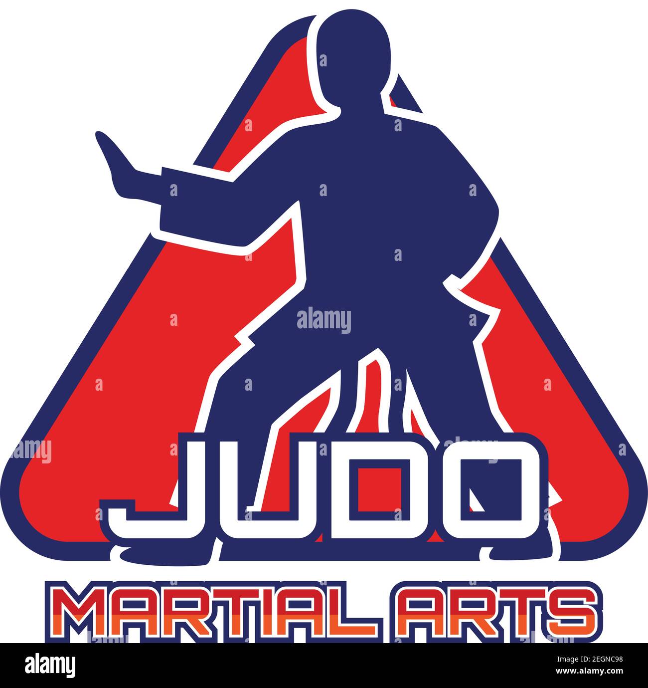 Judo fighter icon vector vectors hi-res stock photography and images ...
