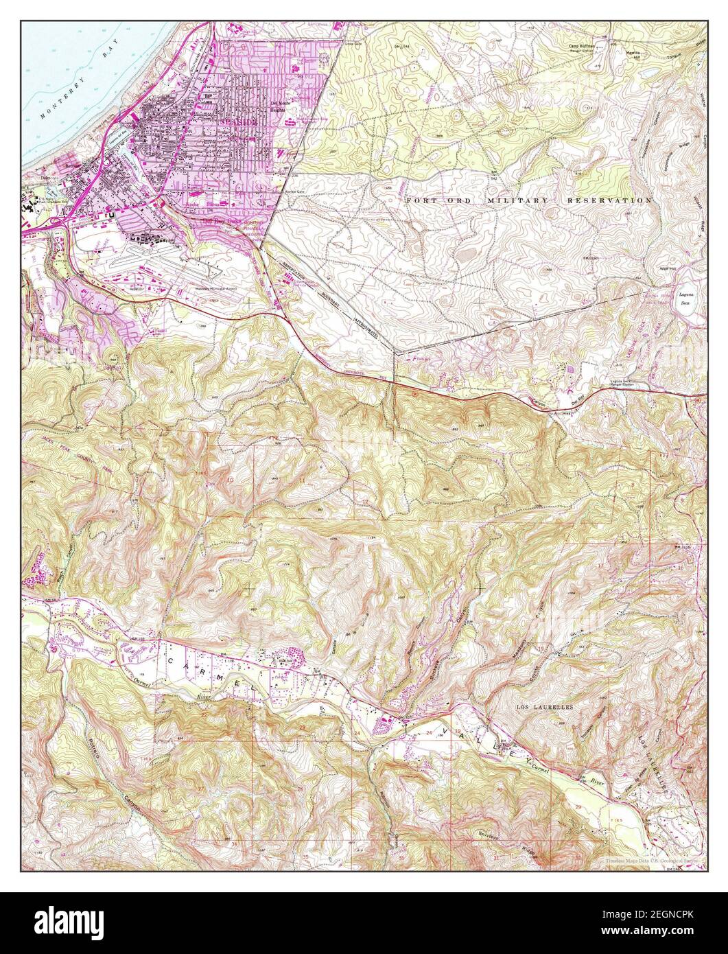 Seaside, California, map 1983, 1:24000, United States of America by ...