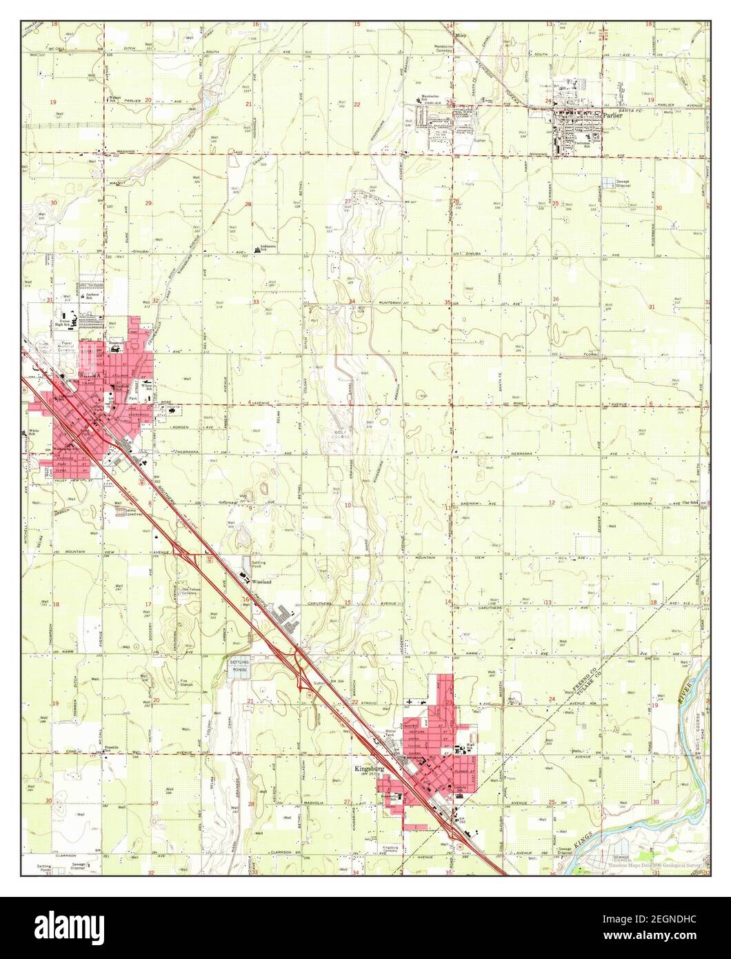 Selma, California, map 1964, 1:24000, United States of America by ...