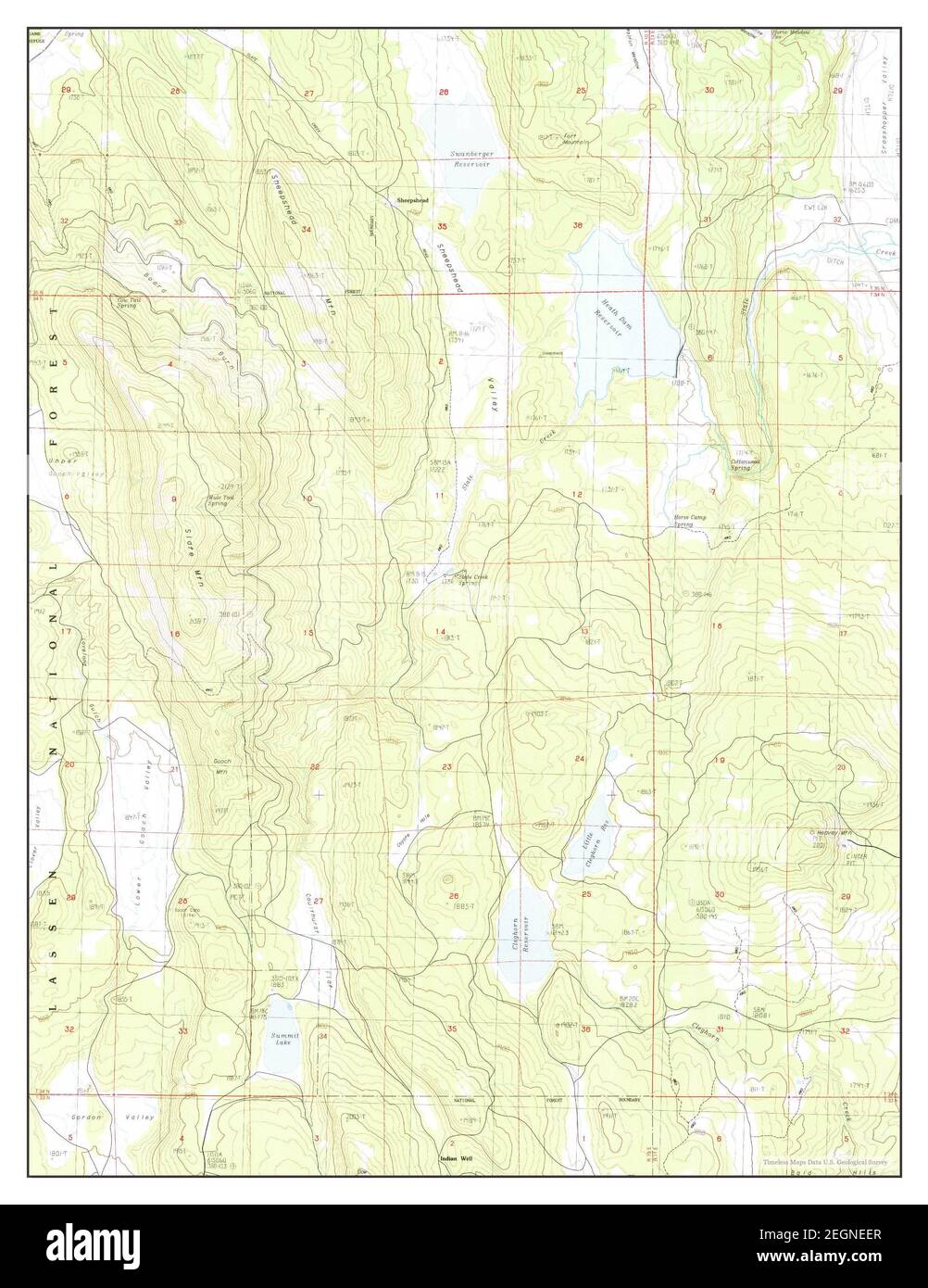 Sheepshead, California, map 1983, 1:24000, United States of America by ...