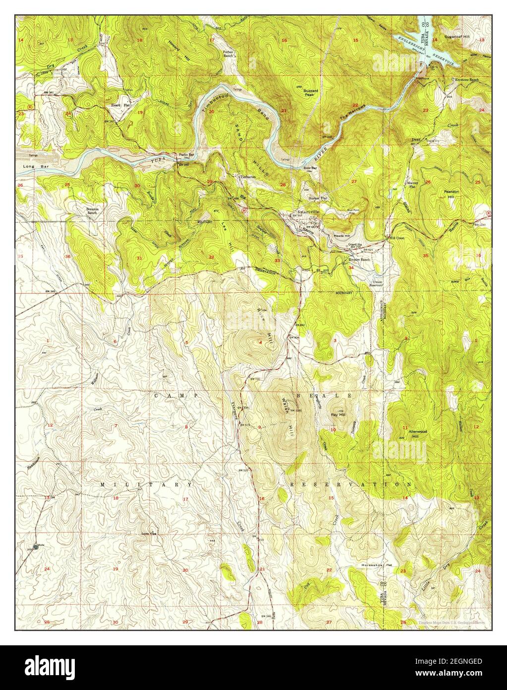 Smartville, California, map 1949, 1:24000, United States of America by ...