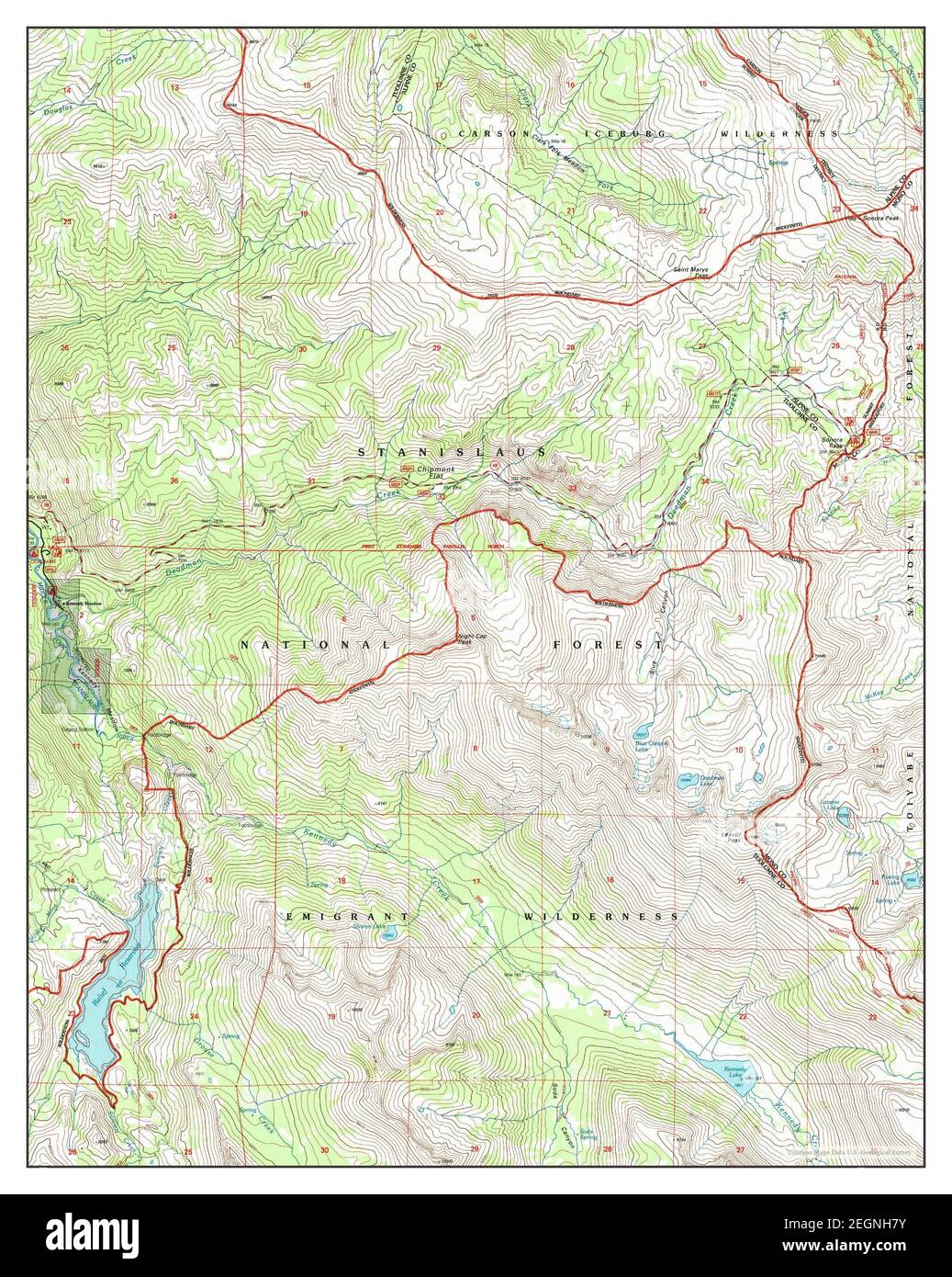 Mountain Pass Ca Map