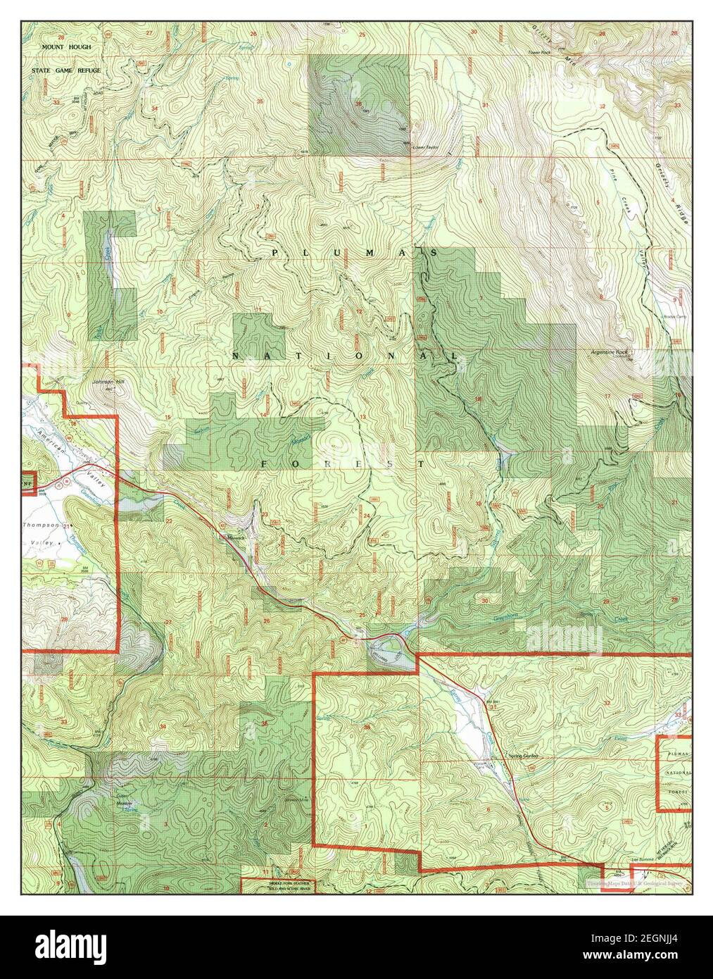Spring Garden, California, map 1994, 1:24000, United States of America ...
