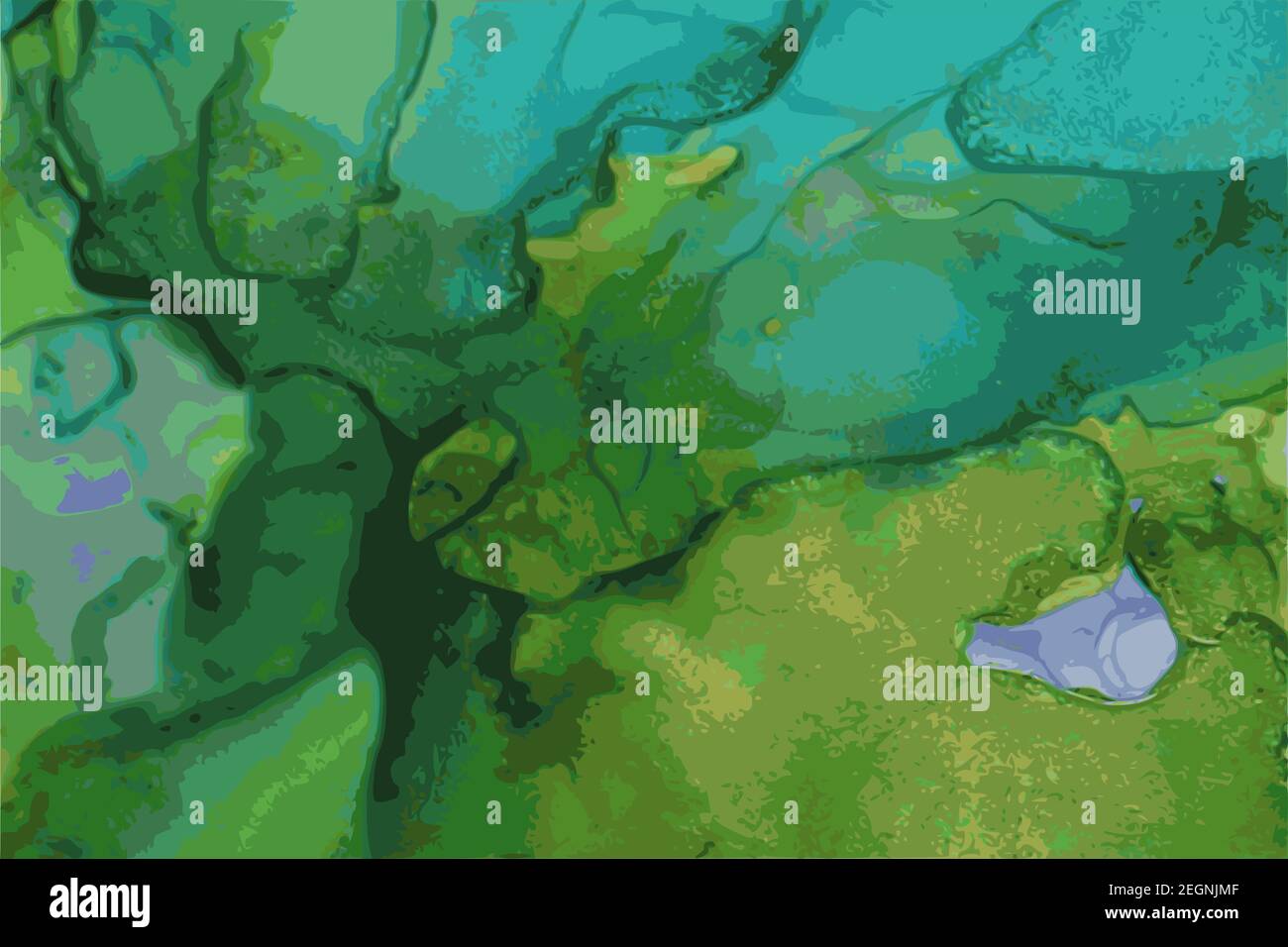 Marble green, and teal stone texture. Alcohol ink technique abstract ...