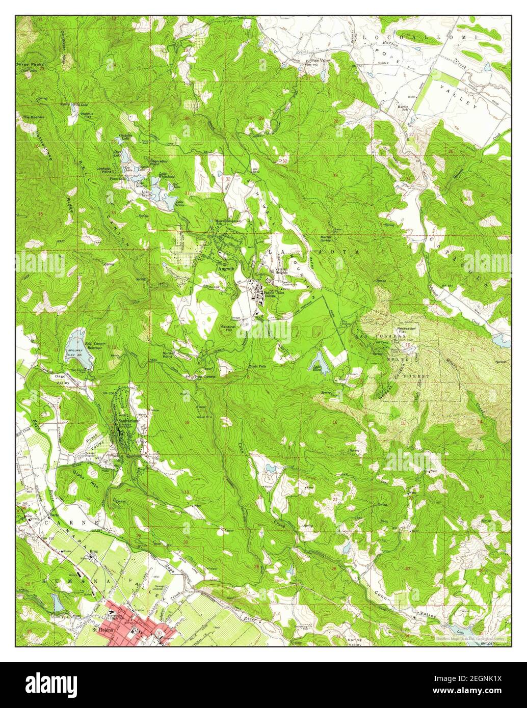 Old map of helena Cut Out Stock Images & Pictures - Alamy