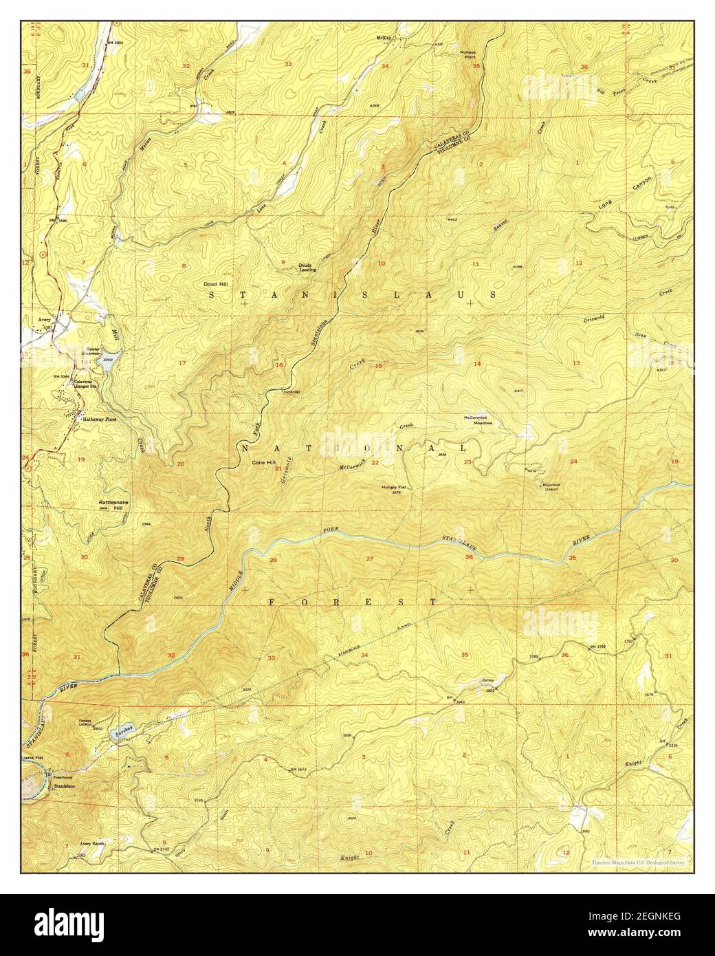 Stanislaus County Map High Resolution Stock Photography and Images - Alamy
