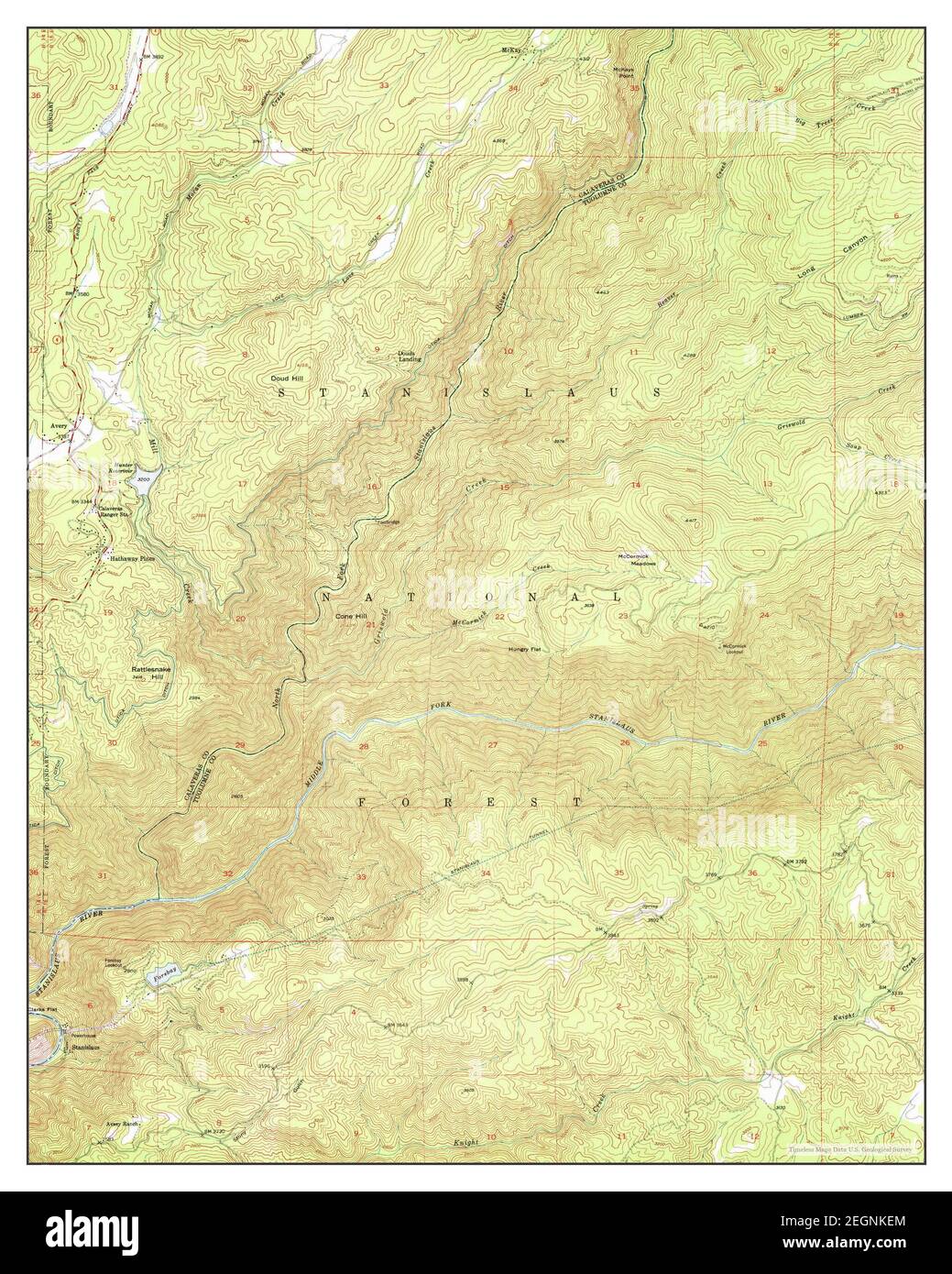 Stanislaus County Map High Resolution Stock Photography and Images - Alamy