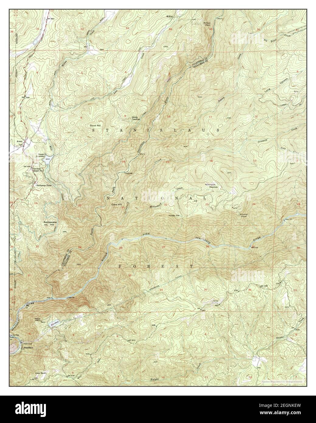 Stanislaus county map hi-res stock photography and images - Alamy