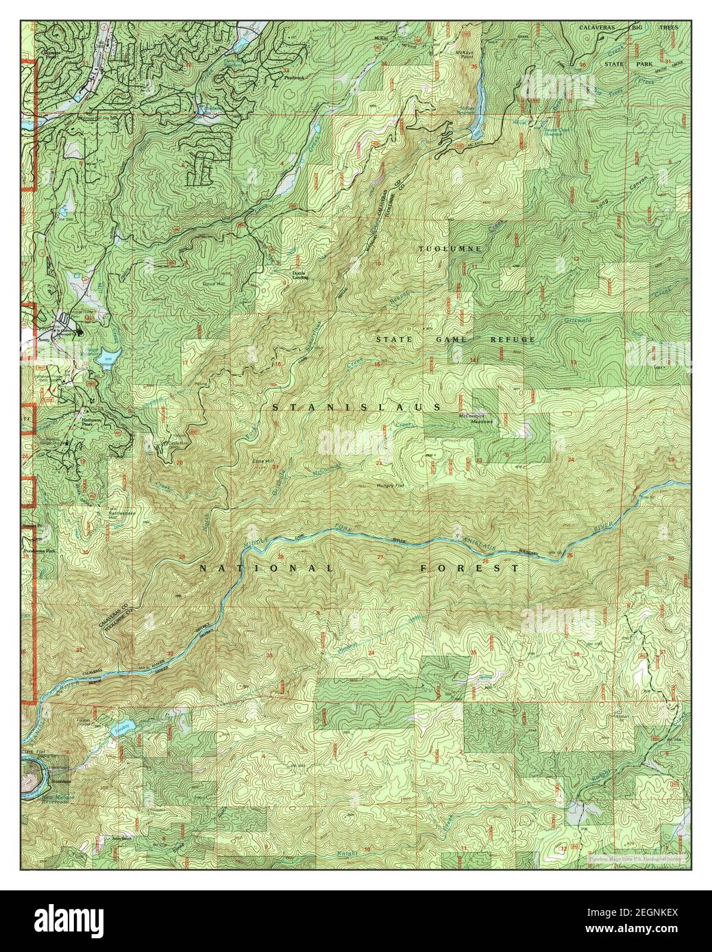 Stanislaus, California, map 2001, 1:24000, United States of America by ...
