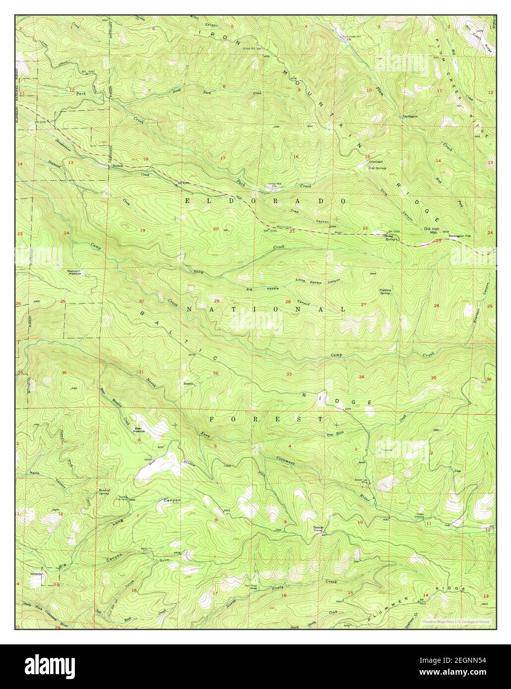 Stump Spring, California, map 1951, 1:24000, United States of America ...