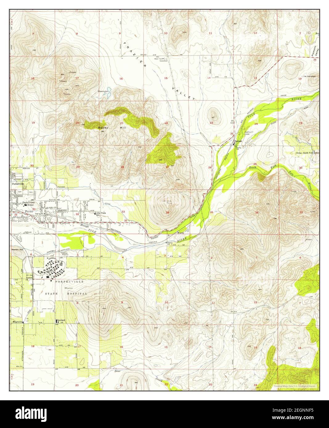 Success, California, map 1956, 1:24000, United States of America by ...
