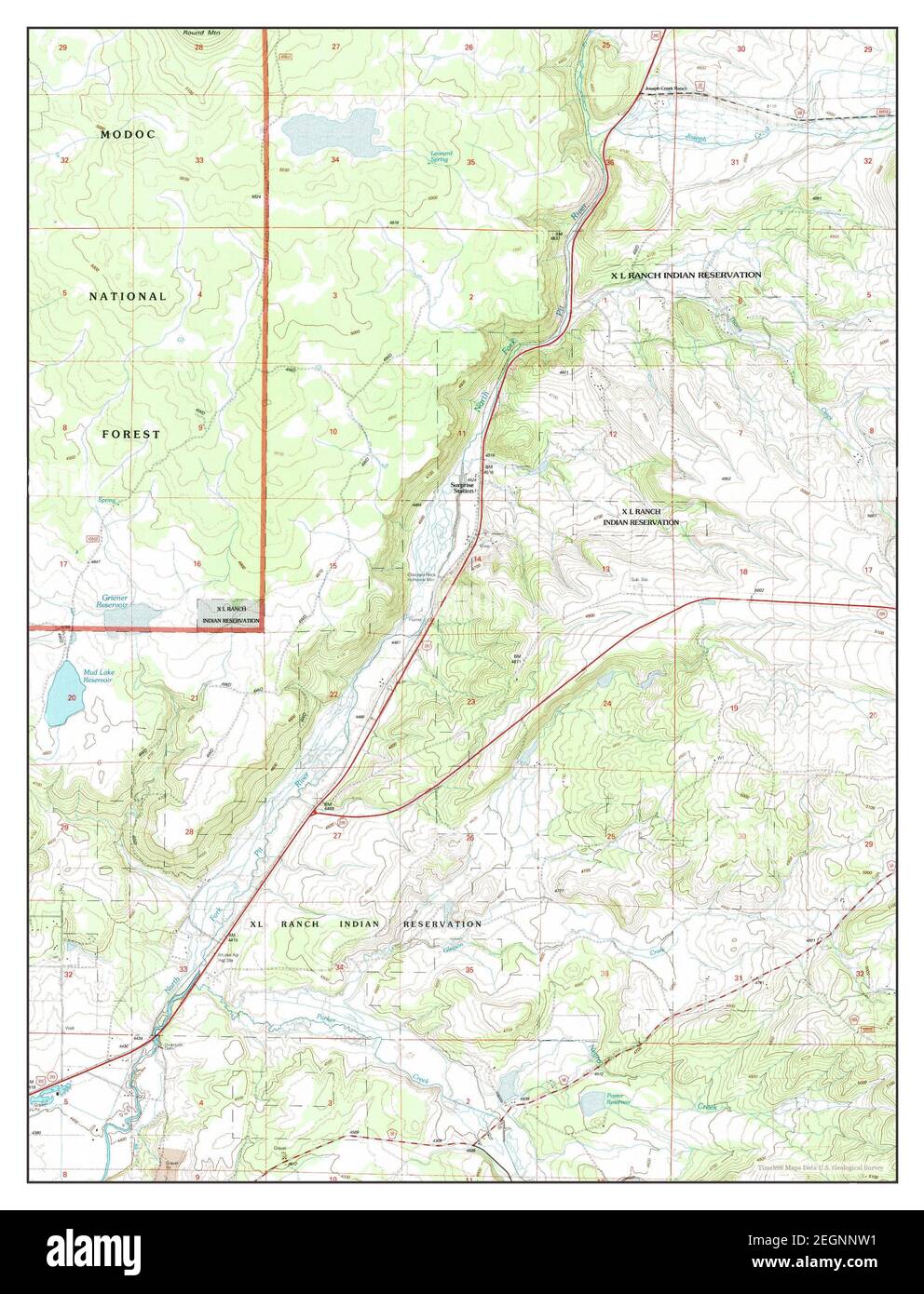Surprise Station, California, map 1993, 1:24000, United States of ...
