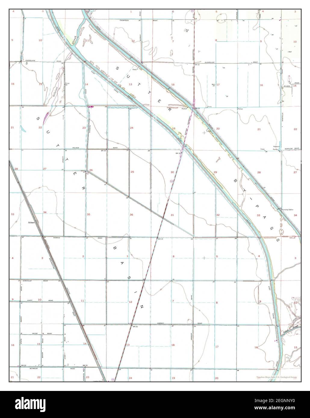 Sutter county map Cut Out Stock Images & Pictures - Alamy