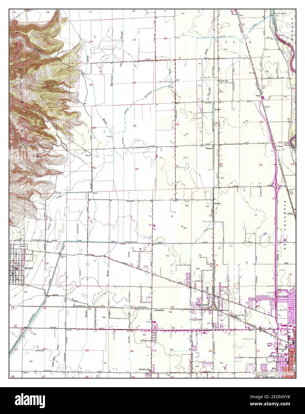 Sutter map hi-res stock photography and images - Alamy