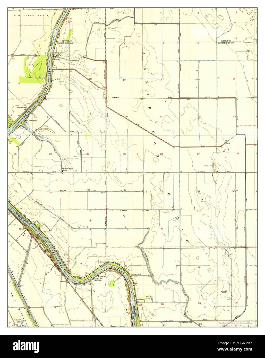 Taylor Monument, California, map 1951, 1:24000, United States of ...
