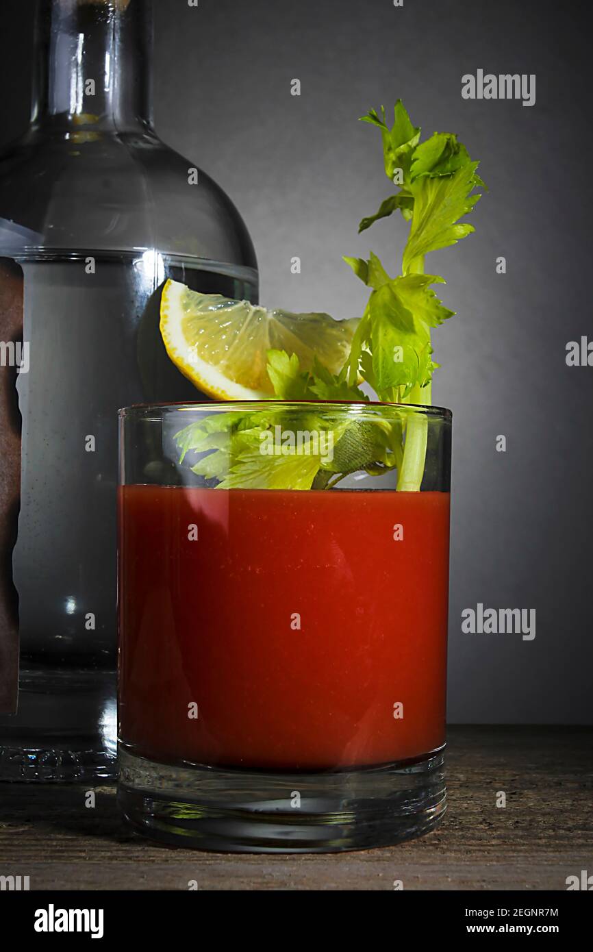 Bloody mary cocktail red black hi-res stock photography and images - Alamy
