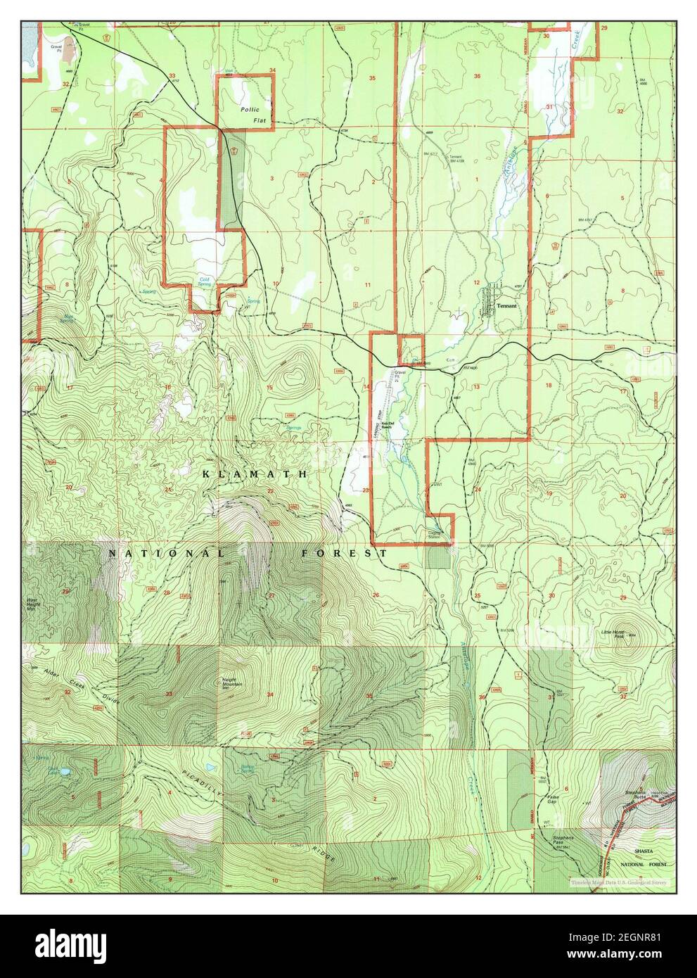 Tennant, California, map 2001, 1:24000, United States of America by ...