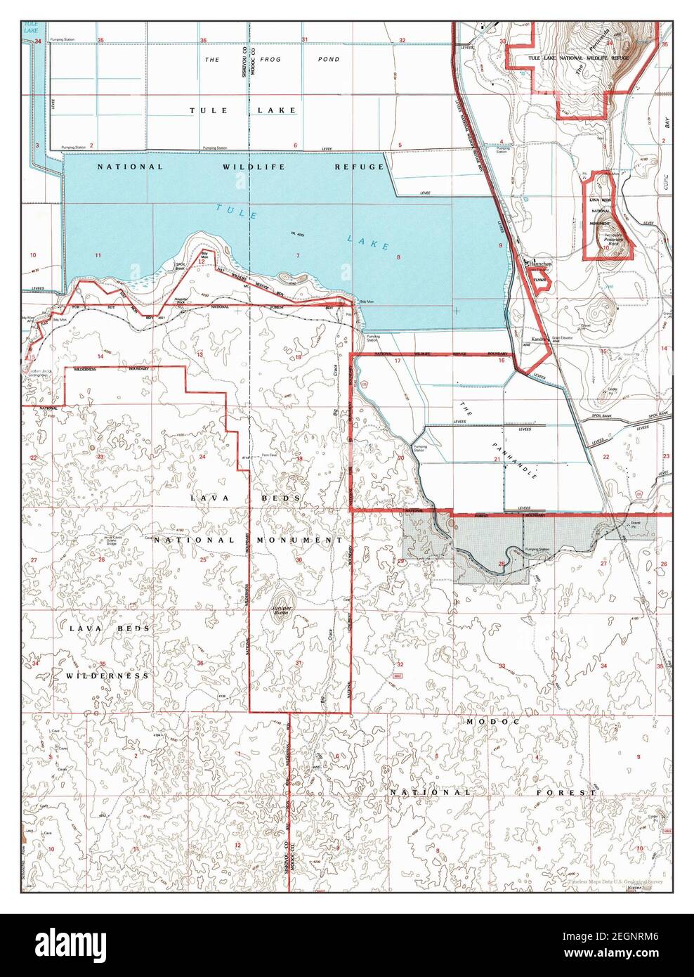 Map of panhandle Cut Out Stock Images & Pictures - Alamy