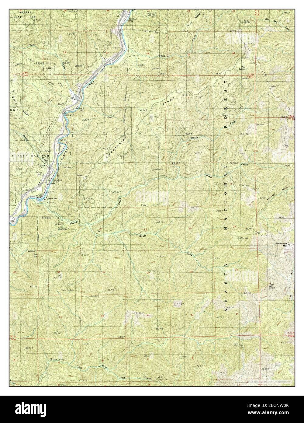 Tombstone Mtn, California, map 1986, 1:24000, United States of America ...