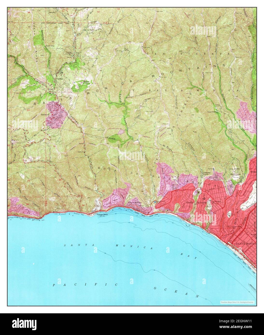 Topanga California Map