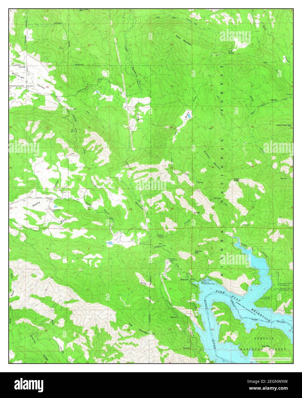 Trimmer, California, map 1965, 1:24000, United States of America by ...