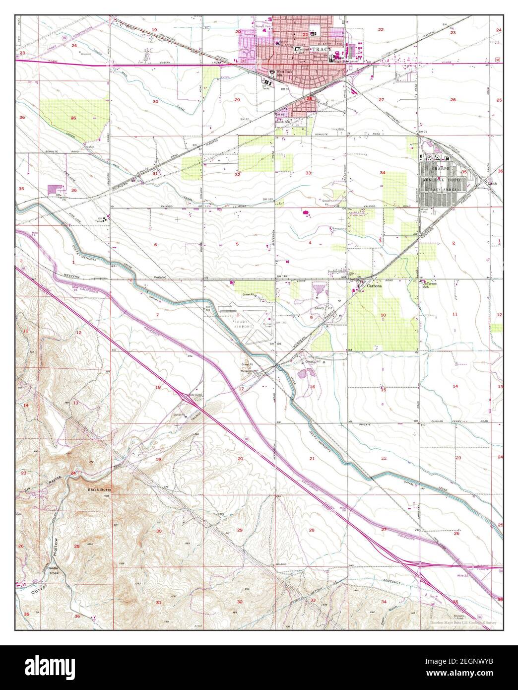 Tracy map hi-res stock photography and images - Alamy