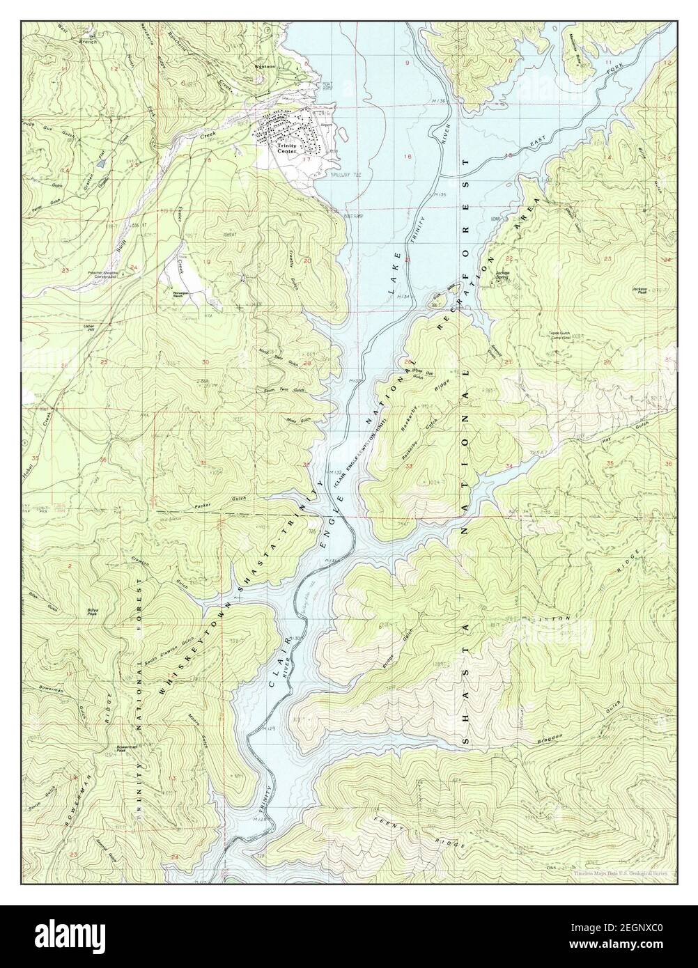 Trinity county map hi-res stock photography and images - Alamy