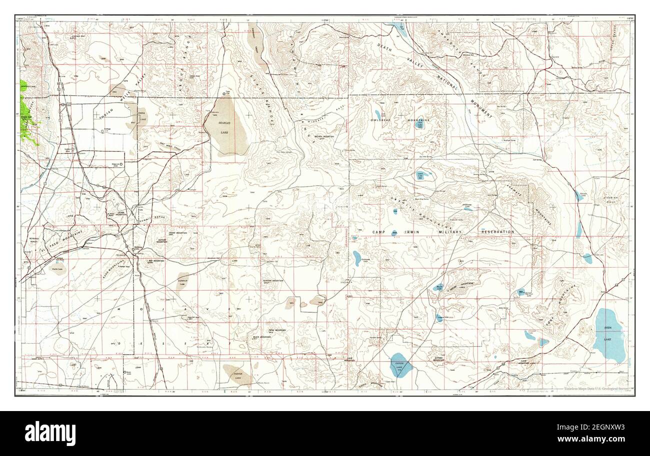 California map 1960 hi-res stock photography and images - Alamy