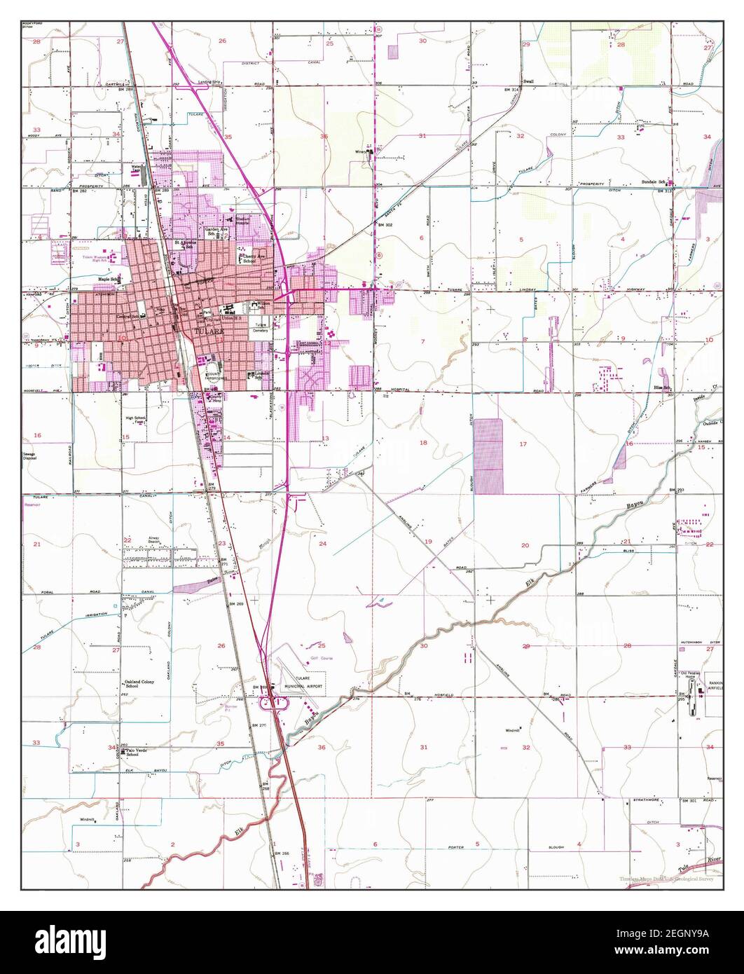 Tulare County Map High Resolution Stock Photography and Images - Alamy