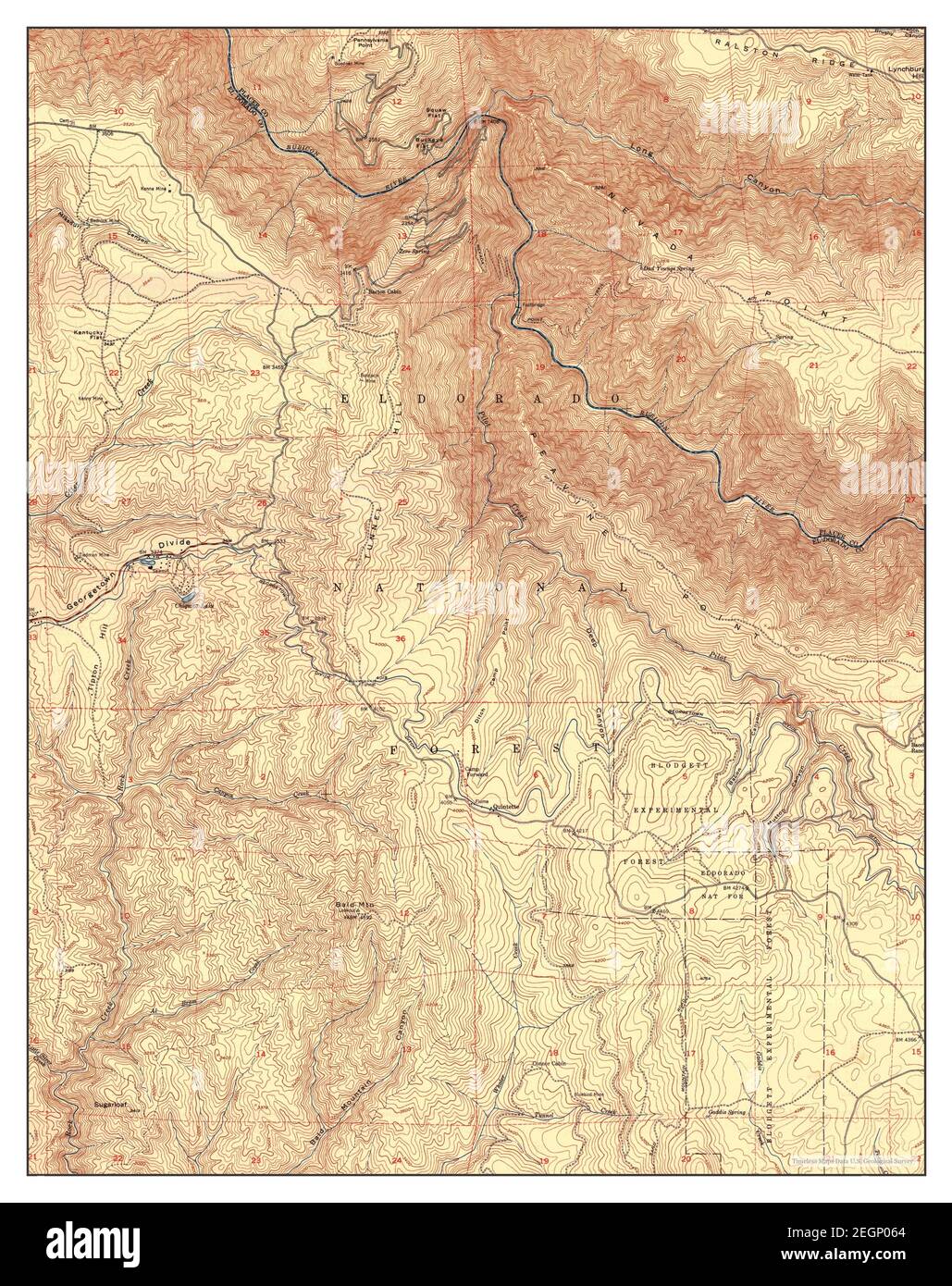 Tunnel Hill, California, map 1950, 1:24000, United States of America by ...