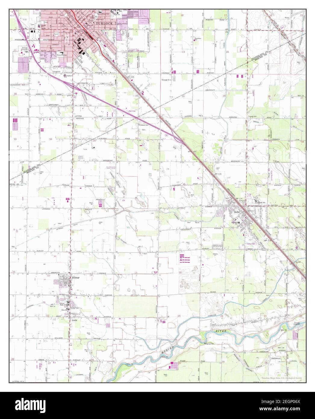 Turlock map hi-res stock photography and images - Alamy