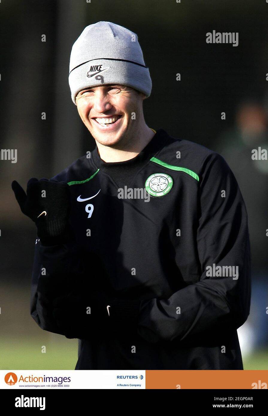 Soccer celtic training barrowfield training ground hi-res stock ...