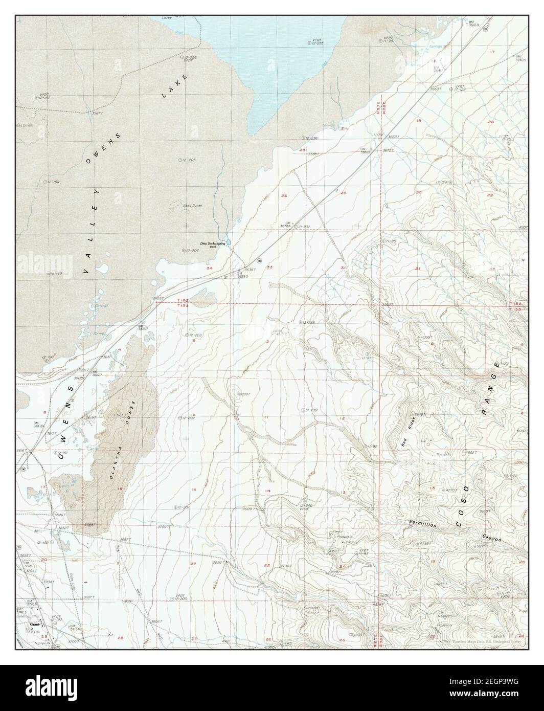Vermillion Canyon, California, map 1987, 1:24000, United States of ...