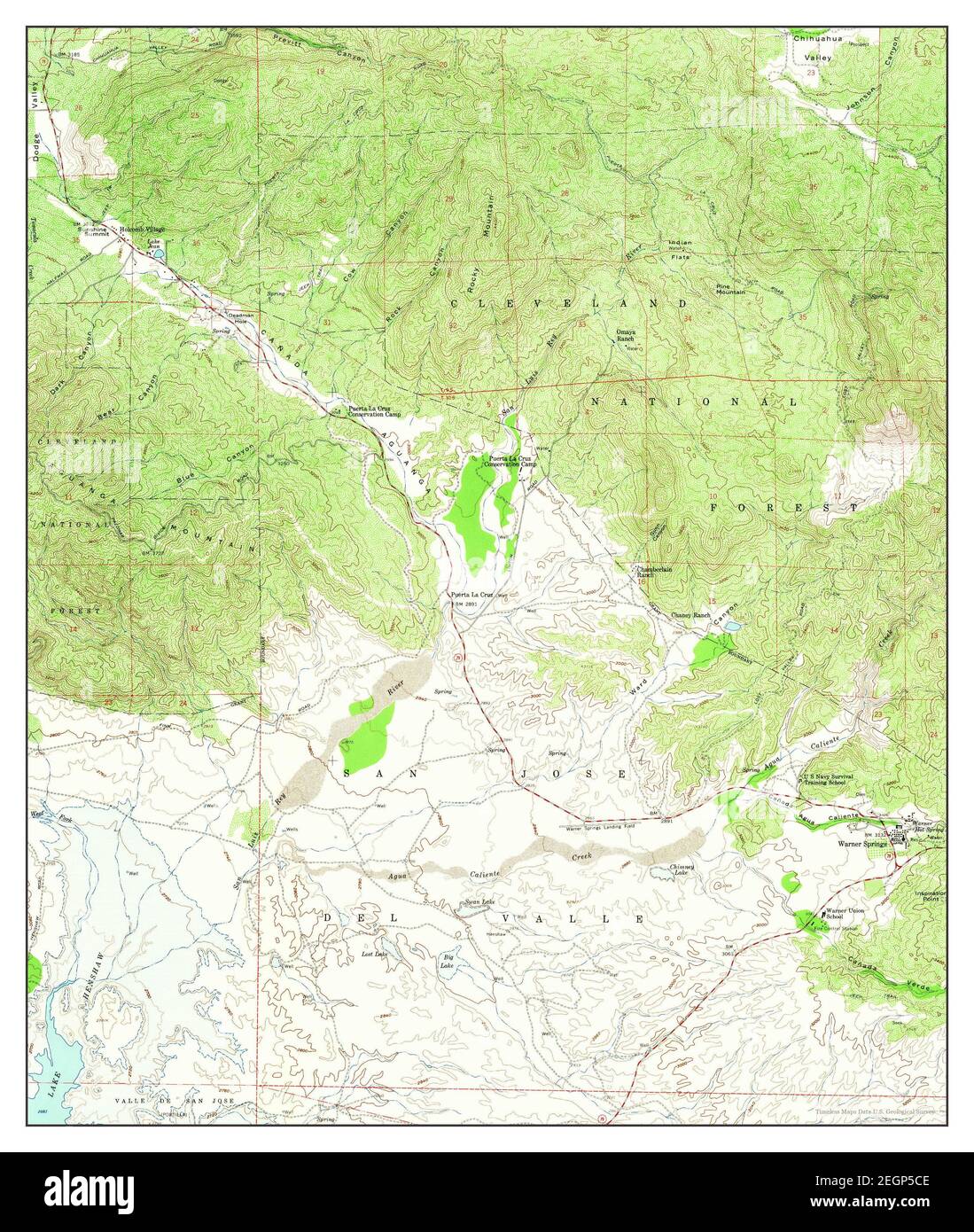 Warner map Cut Out Stock Images & Pictures - Alamy