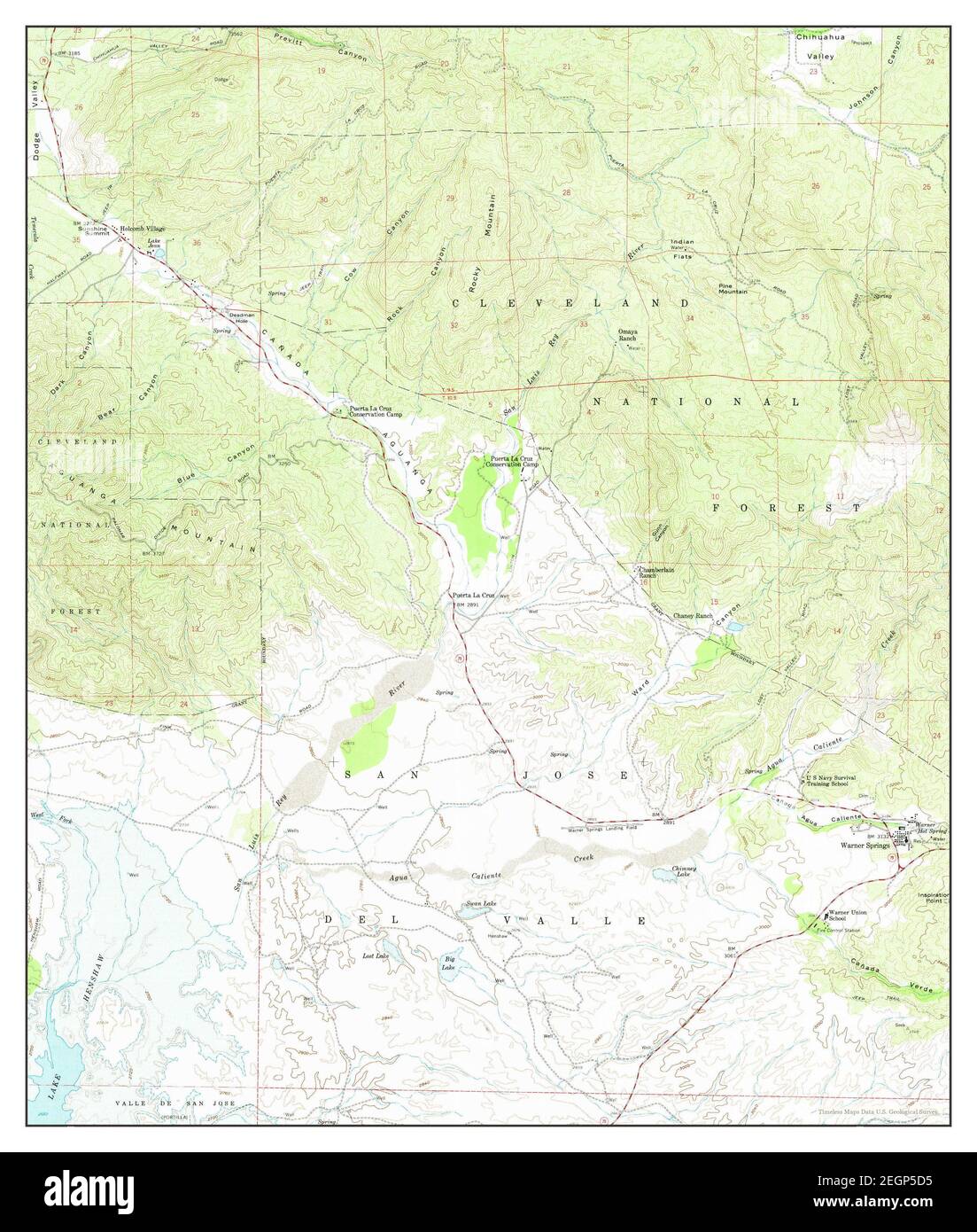 Warner map Cut Out Stock Images & Pictures - Alamy