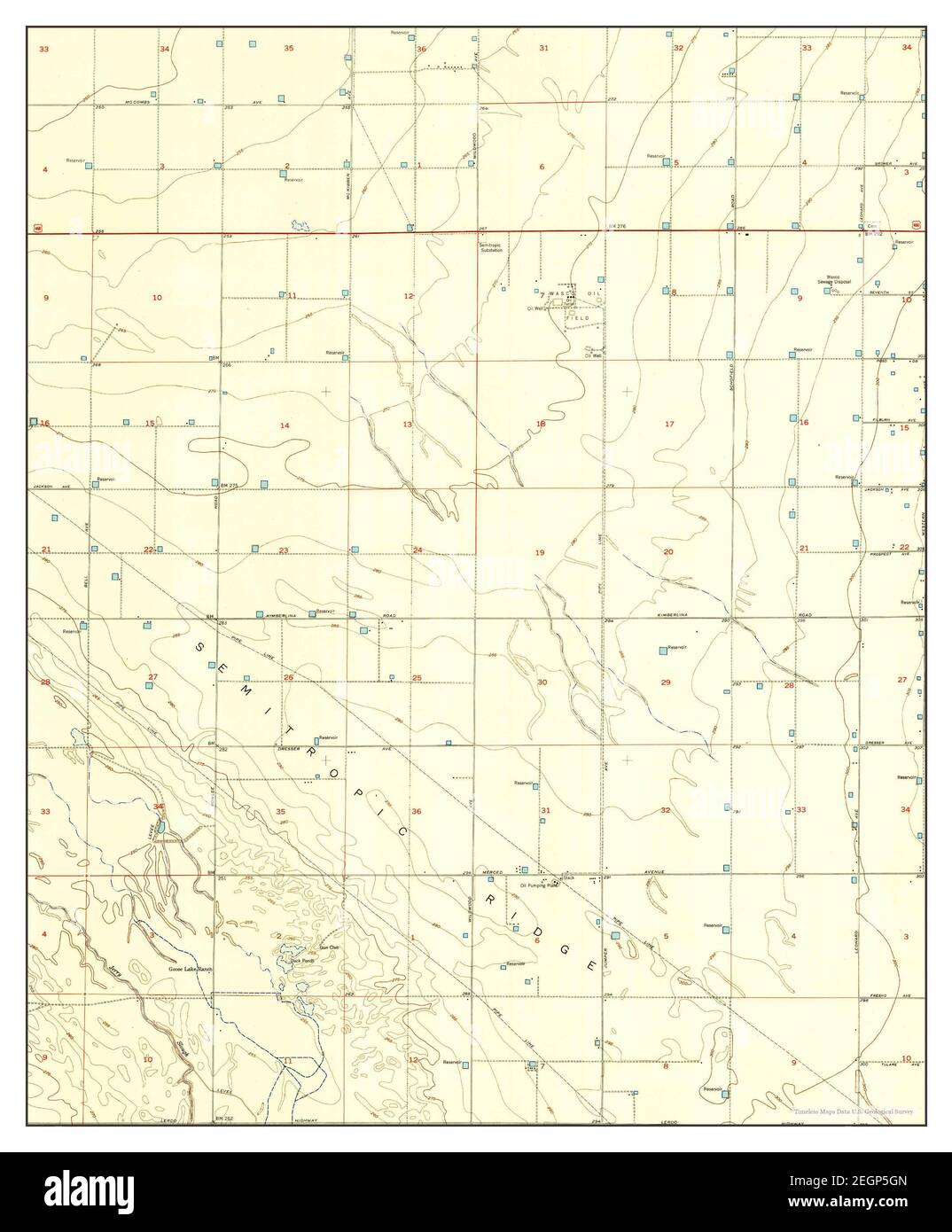 Map of wasco hi-res stock photography and images - Alamy