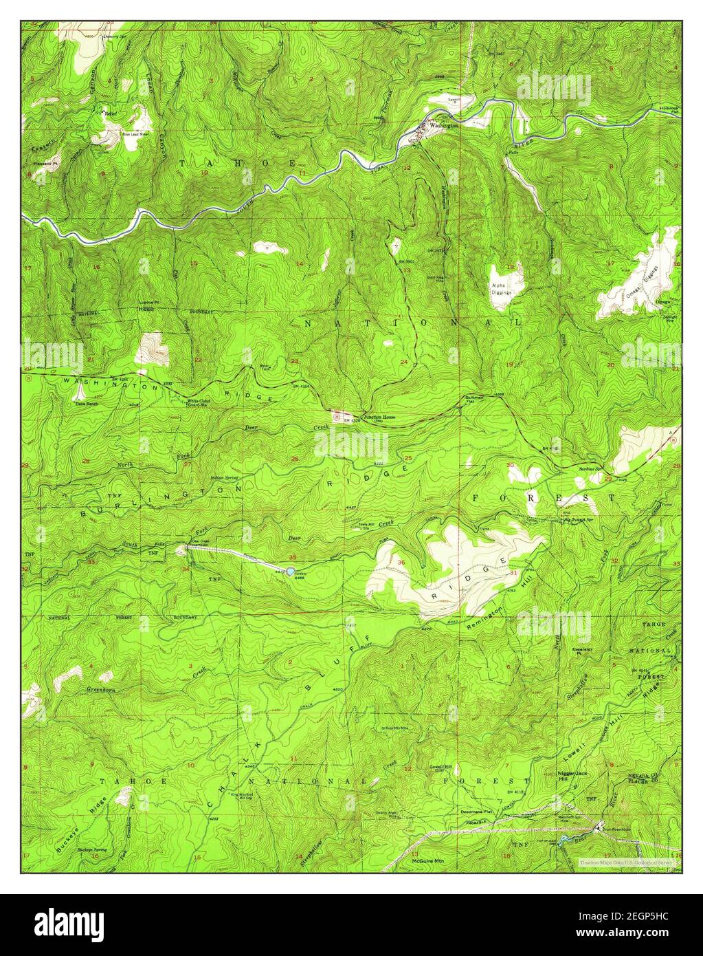 Washington, California, map 1950, 1:24000, United States of America by ...