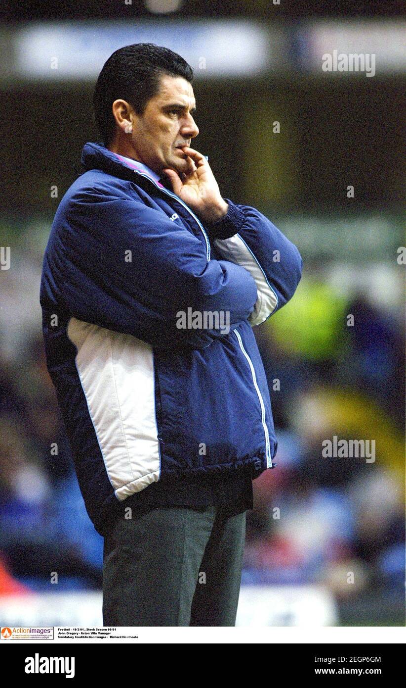 Football john gregory villa hi-res stock photography and images - Alamy