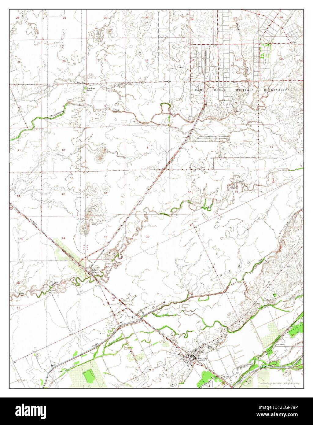 Map of wheatland Cut Out Stock Images & Pictures - Alamy
