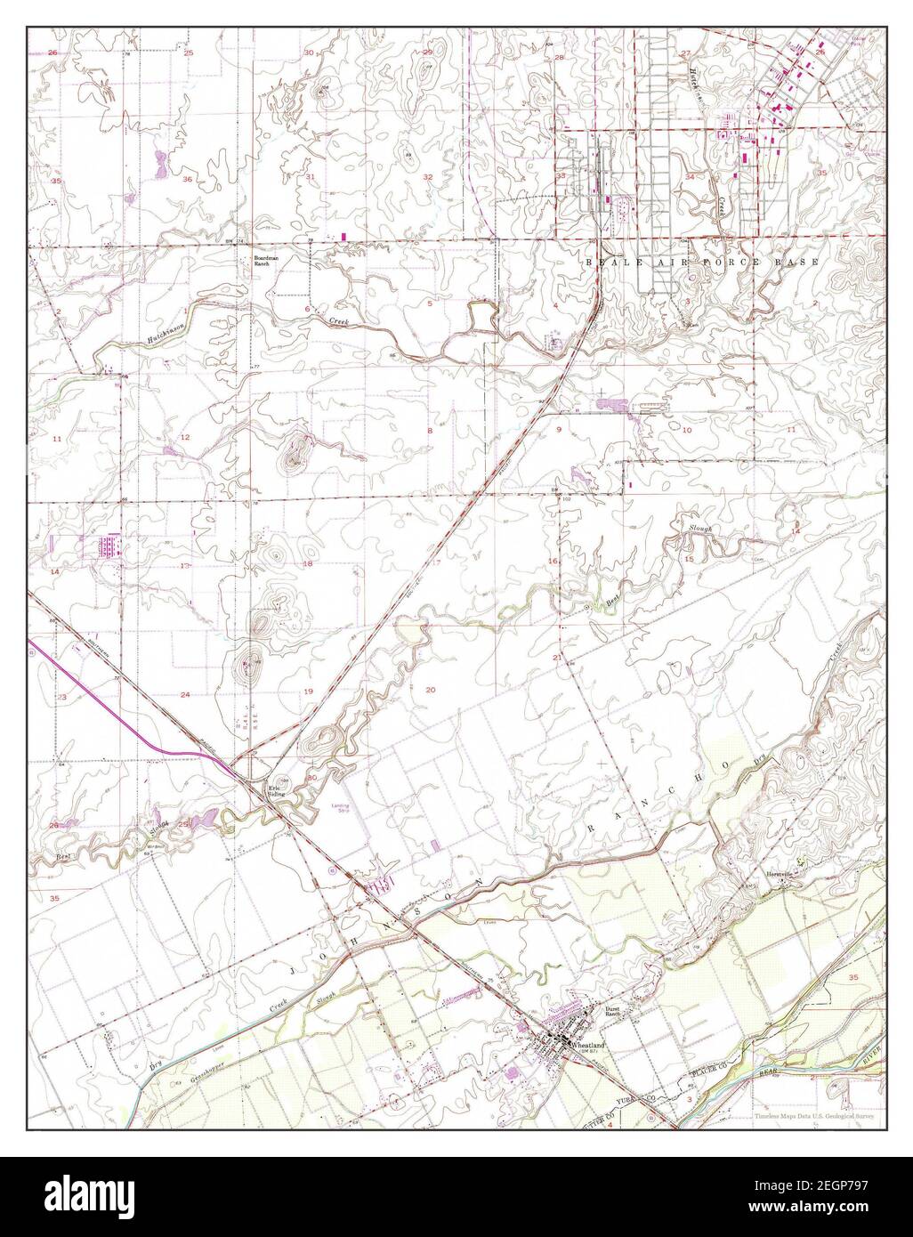 Wheatland, California, map 1947, 1:24000, United States of America by ...